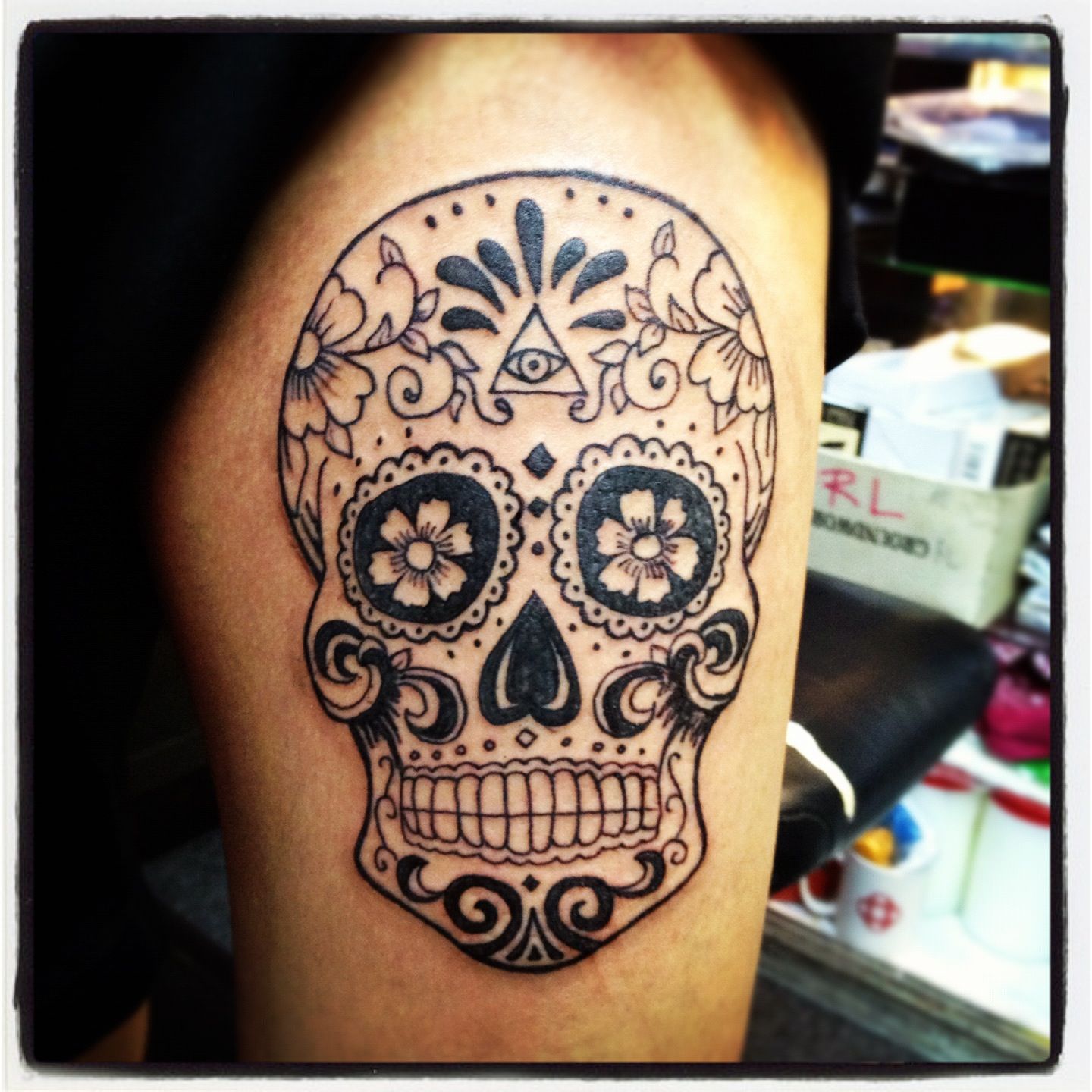 Sugar Skull Tattoo TATTOOS